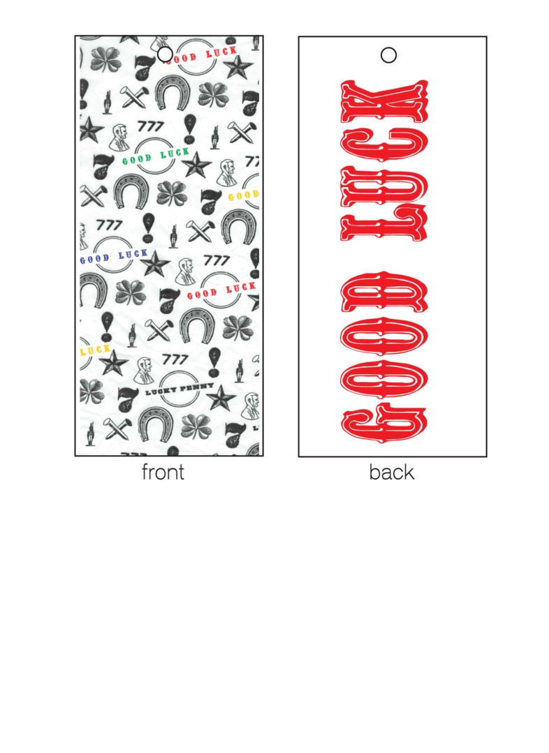 Good Luck Tags (1000x1429), Png Download
