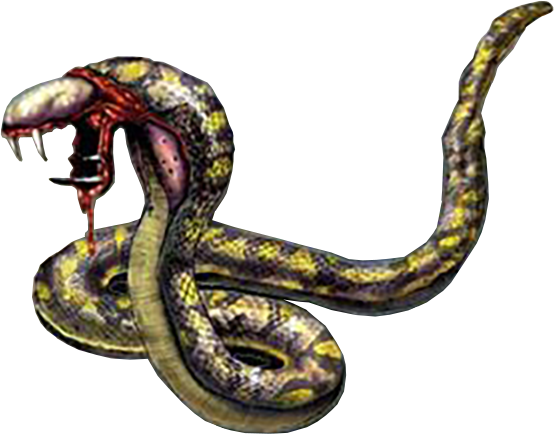 Snake - Snake Monster Png (554x434), Png Download