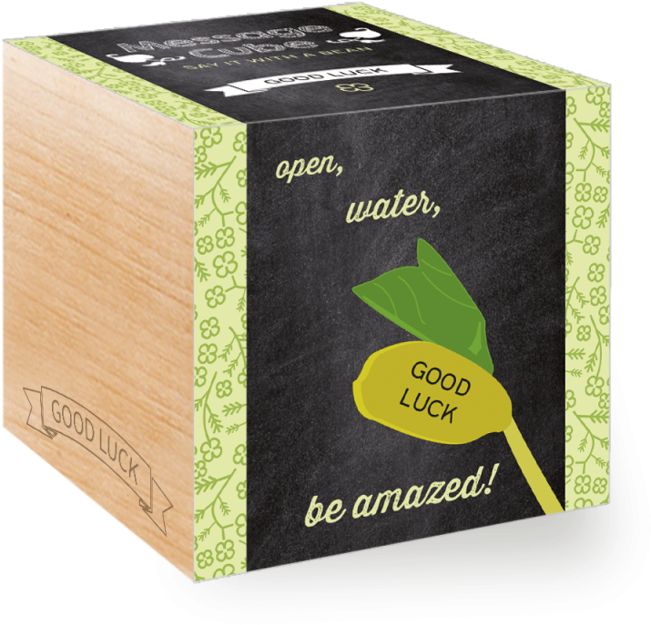 Message Bean - Good Luck - Message (800x800), Png Download