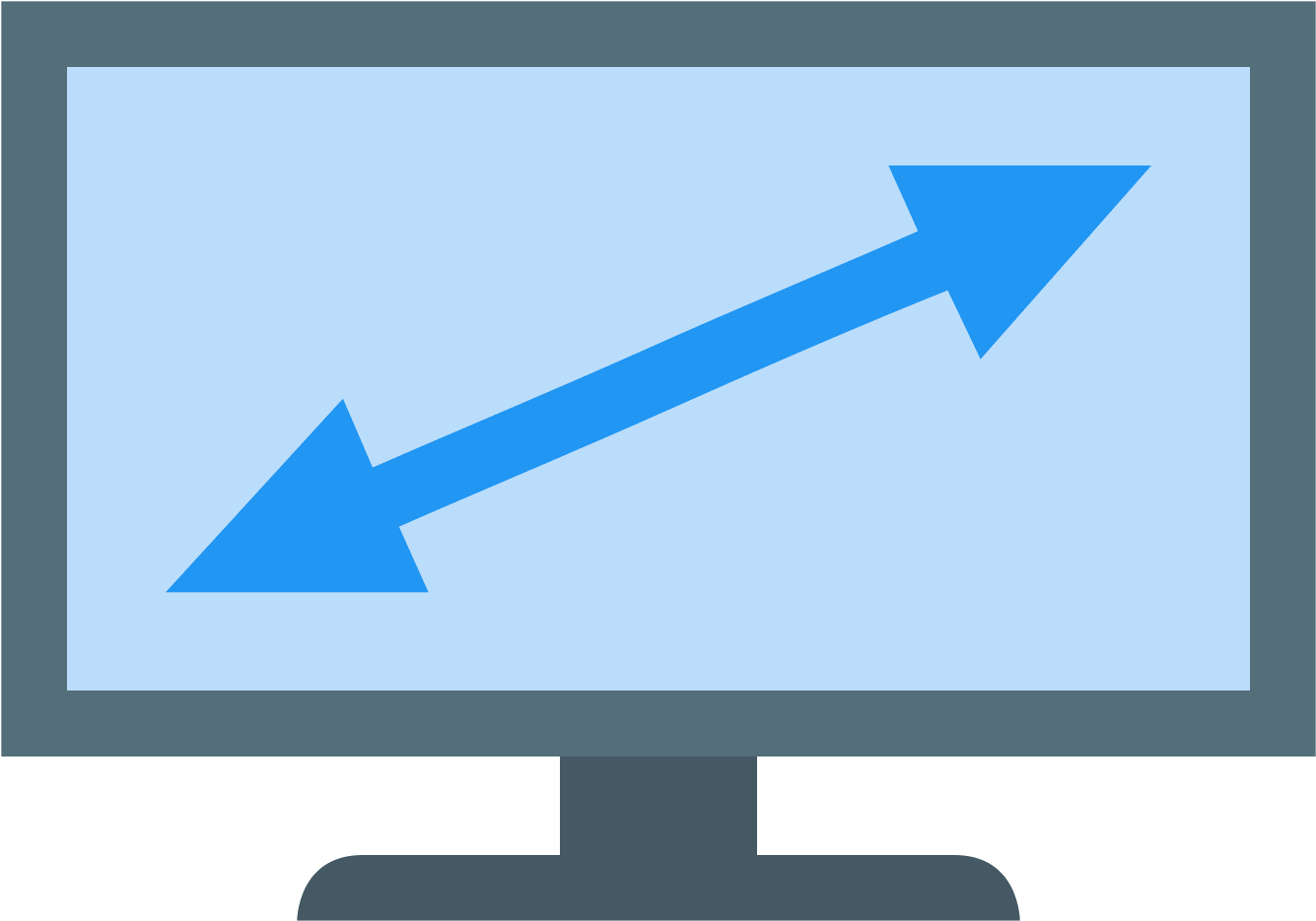 It's A Drawing Of A Computer Monitor Or T - Television (1600x1600), Png ...