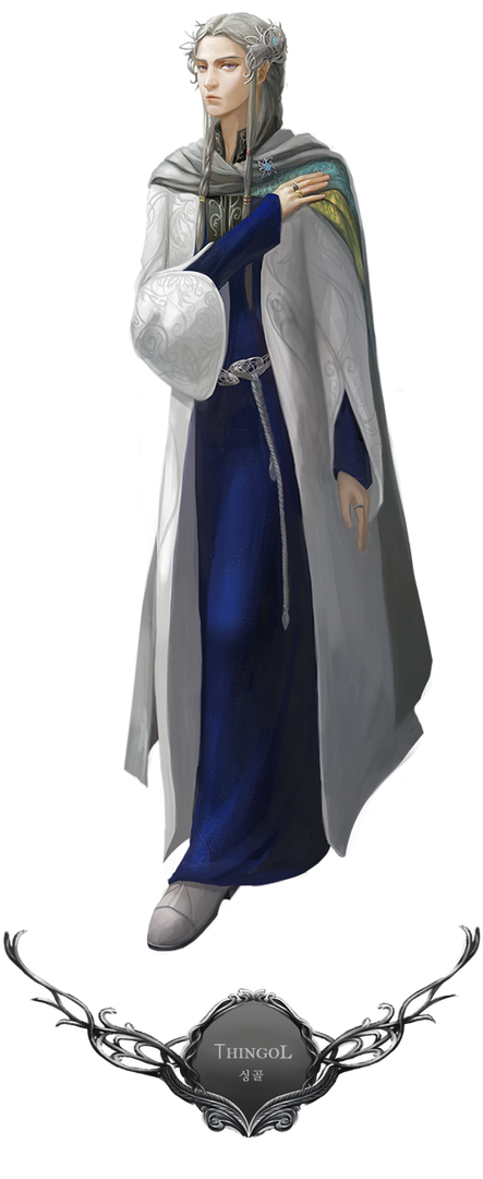 Thingol Lotr Elves, Elf Art, Luthien, Tolkien, Legolas, (573x1146), Png ...