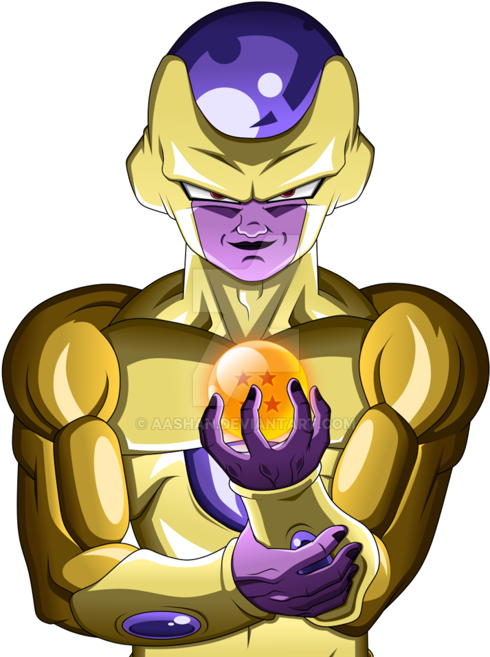 Download Golden Frieza By Aashan | Transparent PNG Download | SeekPNG