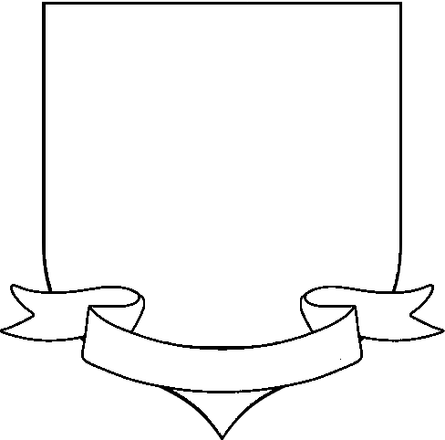 Blank Shield With Banner