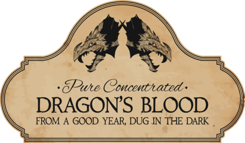 Download Dragon's Blood - Label | Transparent PNG Download | SeekPNG