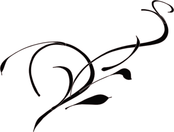 Download Vine Flower Clip Art Vector Vines Vector Black And - Flower ...