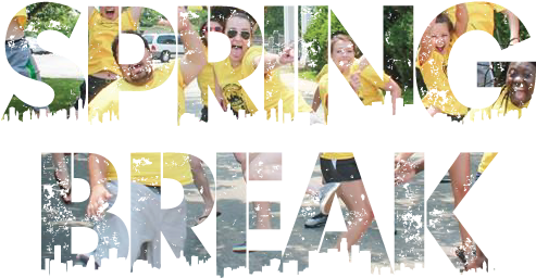 Spring Break Logo - Spring Break Logo Png (540x288), Png Download