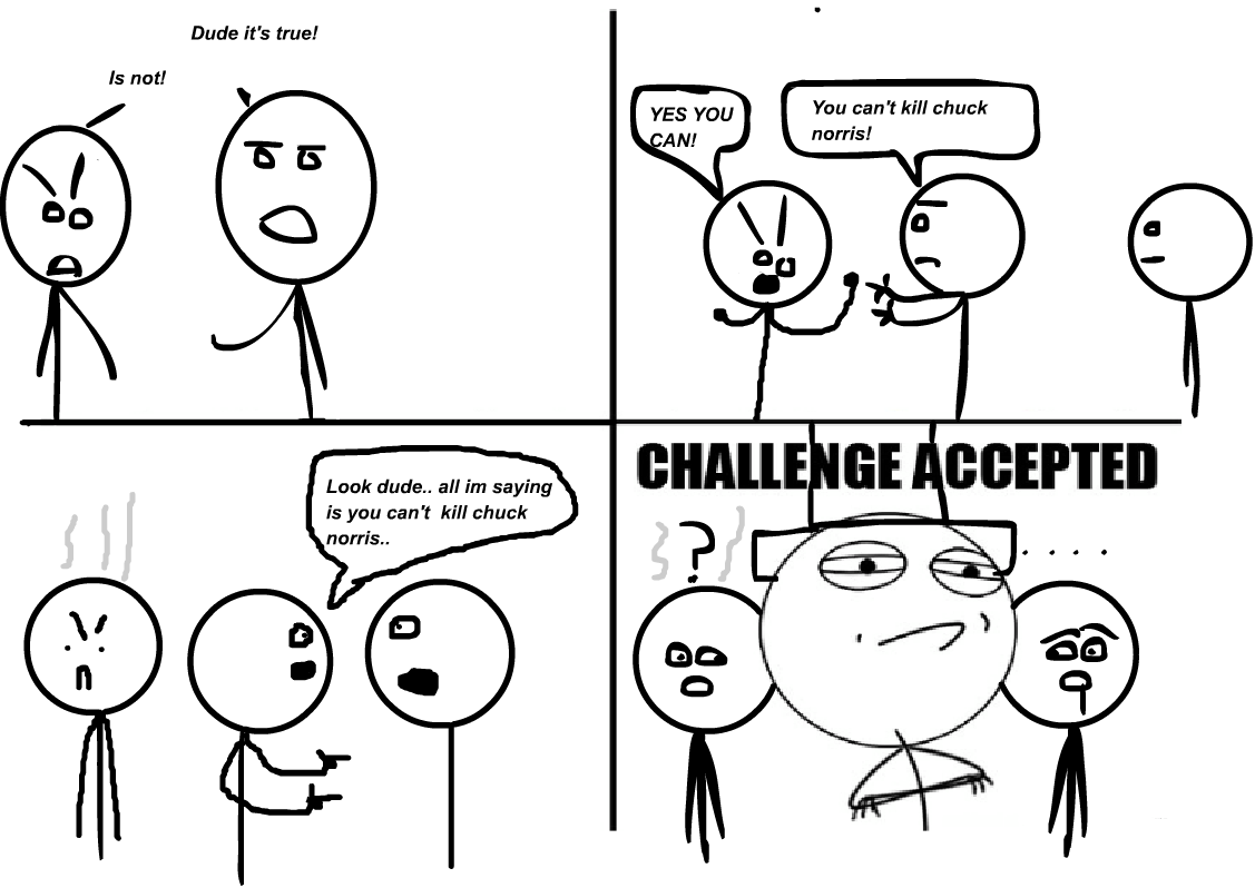 Rage Comics Challenge Accepted