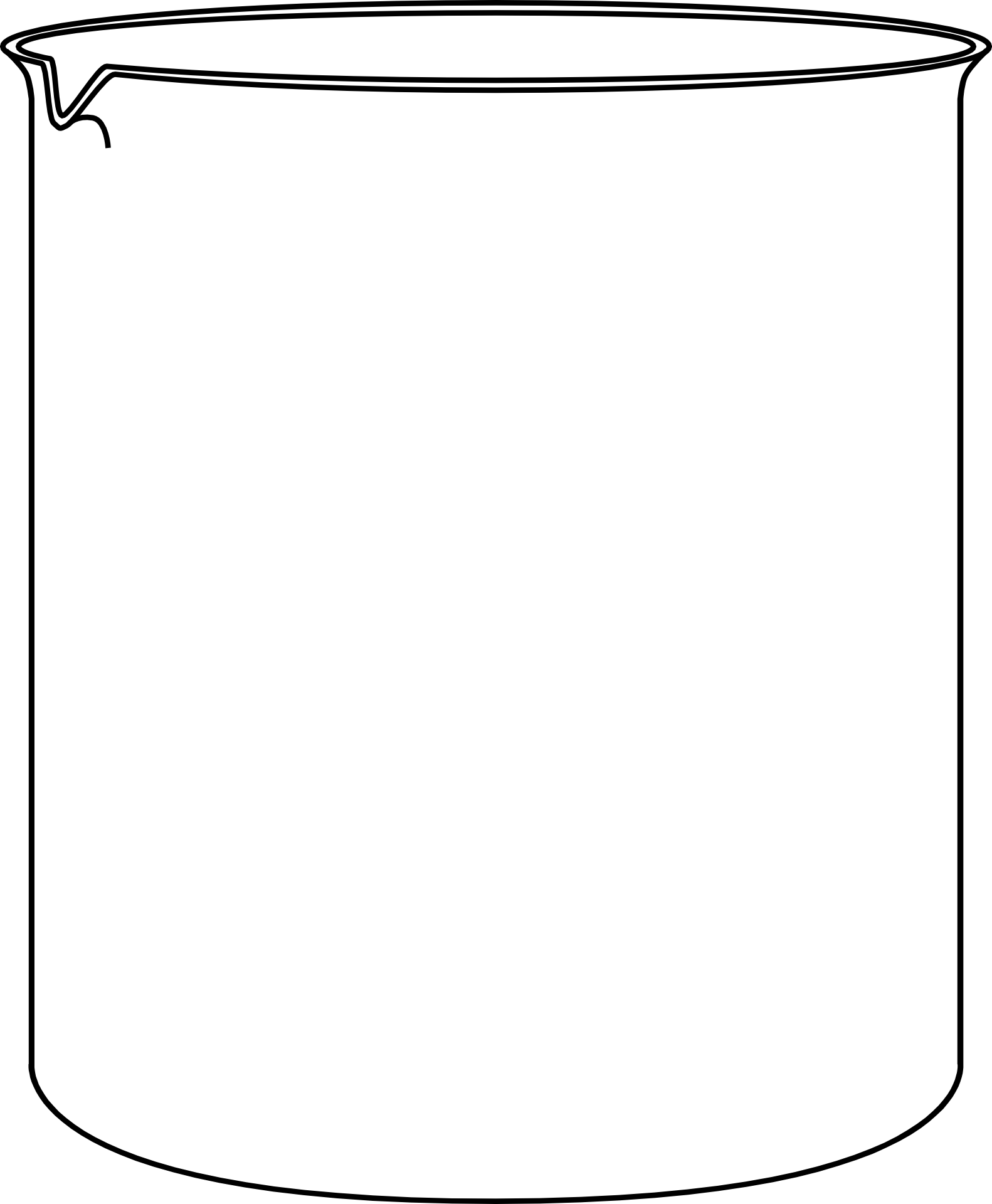 Png Beaker (1582x1920), Png Download