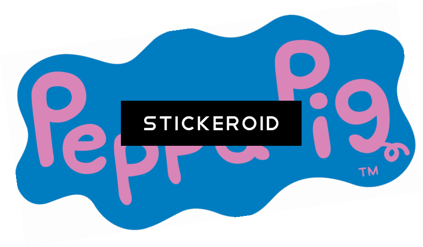 Peppa Pig Logo (843x493), Png Download