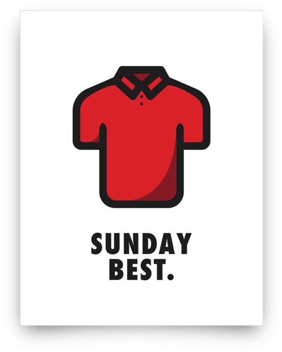 Sunday Best White Giclée Print (900x898), Png Download