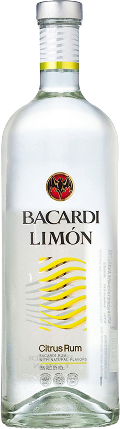 Bacardi Limon (562x1600), Png Download