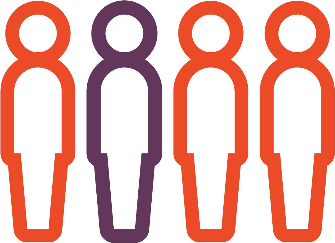 One In Four (1201x1201), Png Download