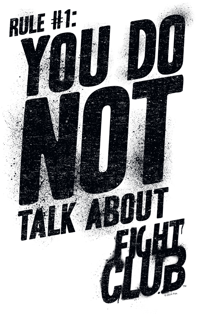 Fight Club Rule 1 Men's Tank (850x1296), Png Download