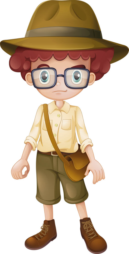 Safari Clipart Person (520x1024), Png Download