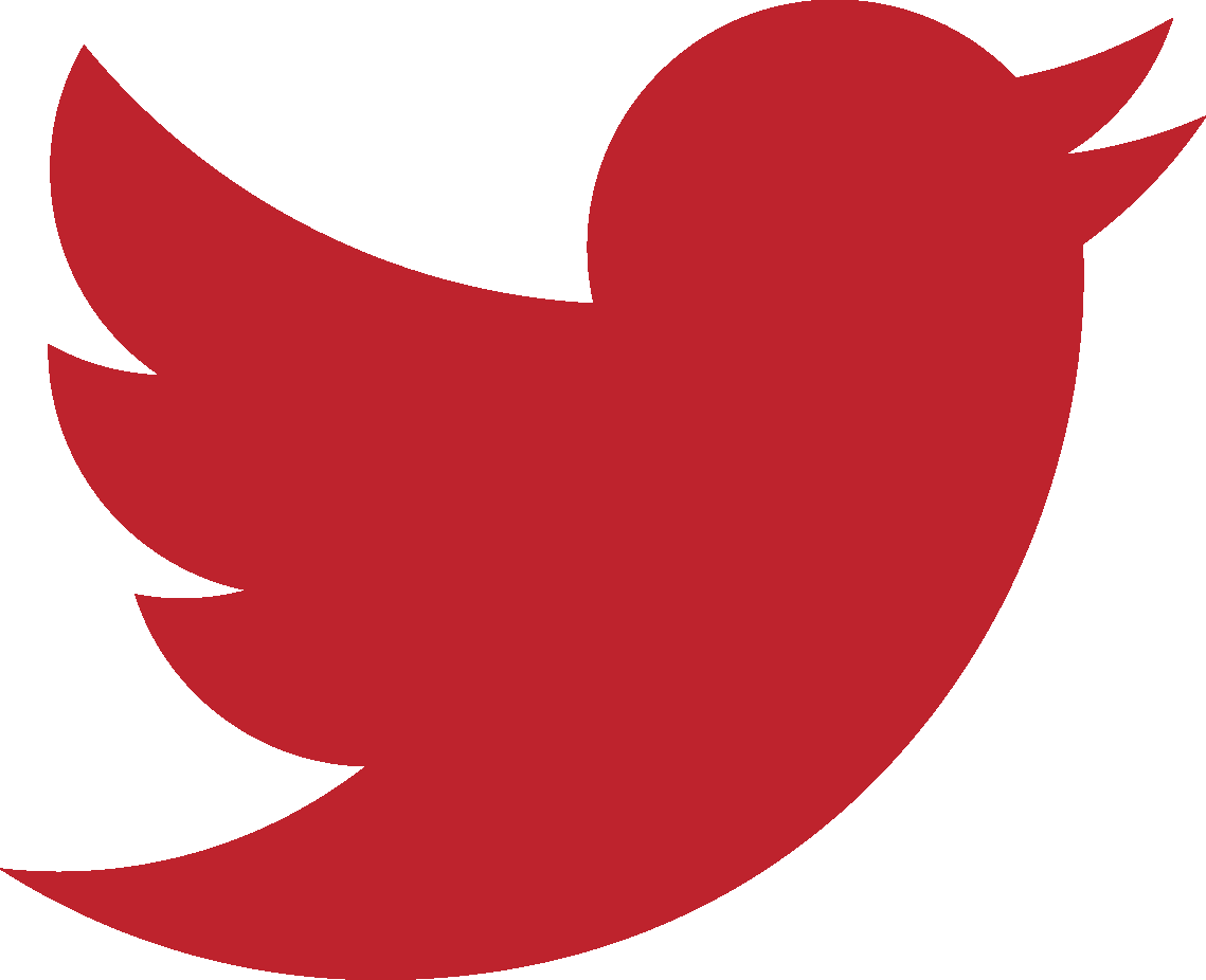 Twitter Logo - Red Twitter Logo Png (1139x926), Png Download