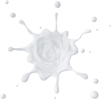 Splatter Vector Milk - Milk Splash Png (385x350), Png Download