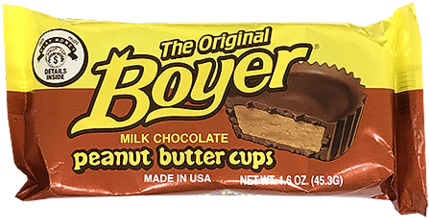 Boyer Milk Chocolate Peanut Butter Cups - Boyer Peanut Butter Cups ...