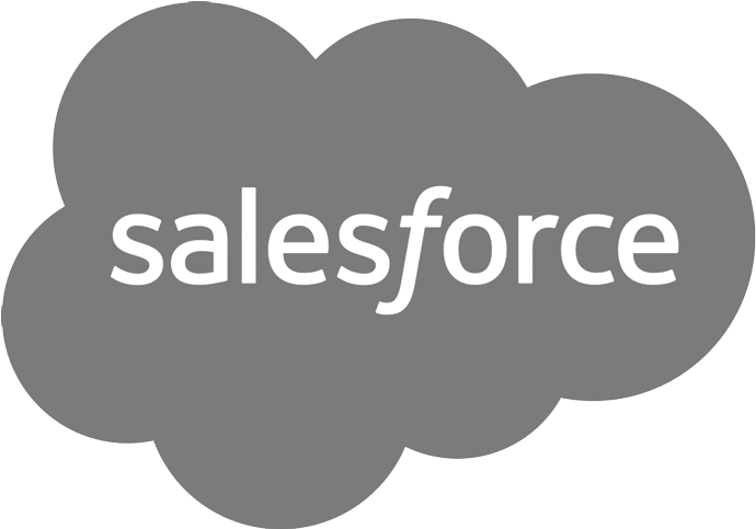 Salesforce Logo - - Salesforce Logo Transparent Grey (700x482), Png ...