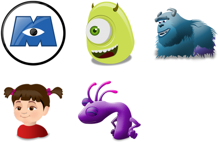 Download Search - Monsters Inc Icon Png | Transparent PNG Download ...