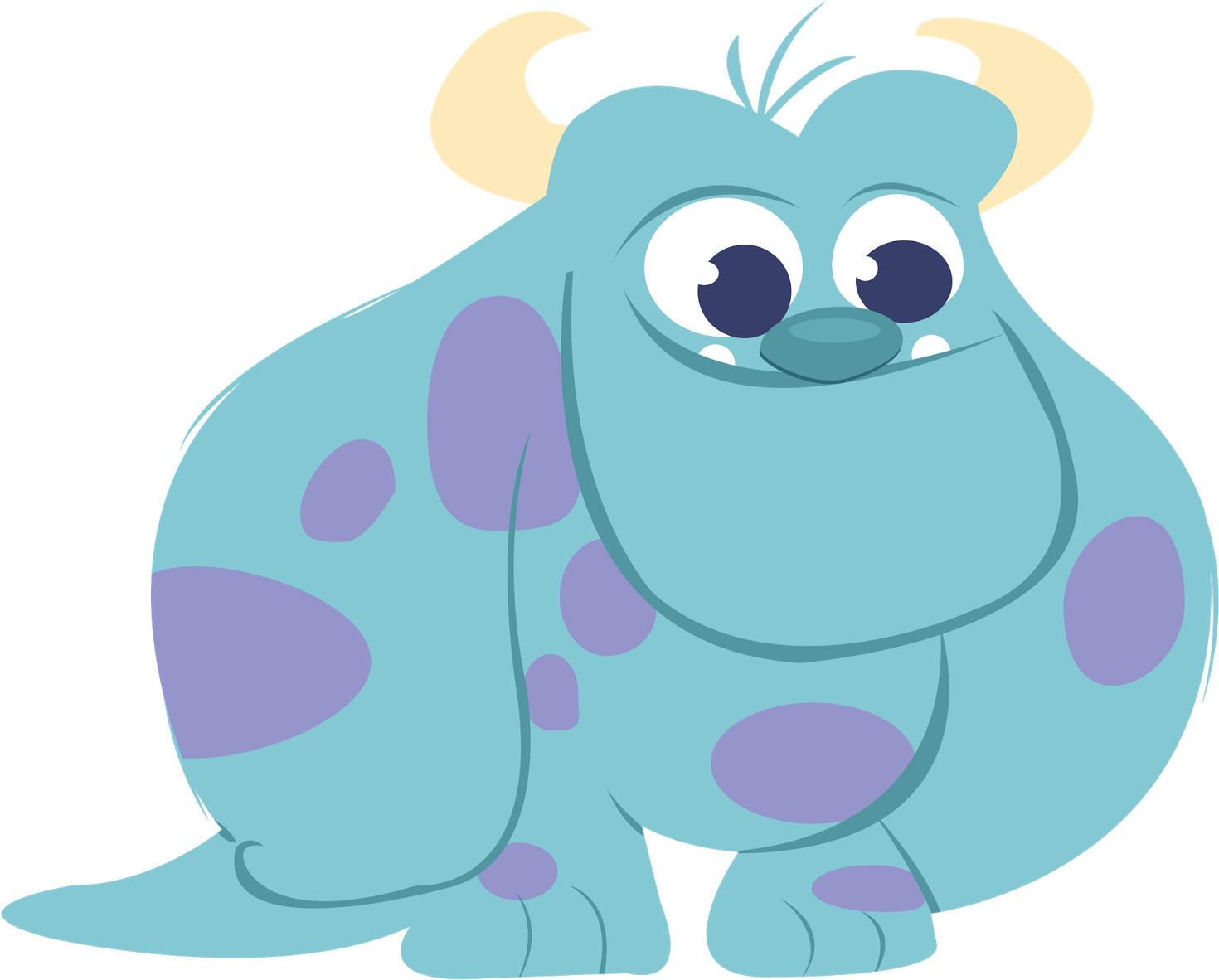 Monster Inc - Monster Inc Baby Png (1600x1438), Png Download