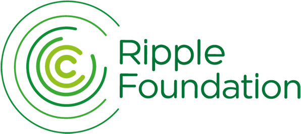 Ripple Long Stacked Logo Colour - Wikimedia Commons (700x283), Png Download