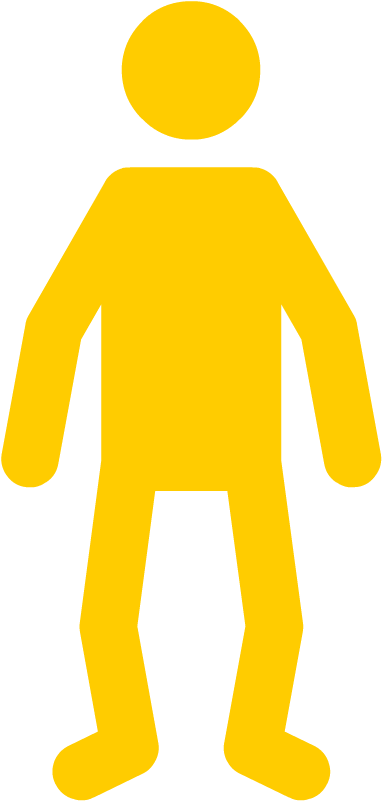 Download Human Figure Png - Yellow Human Body | Transparent PNG ...