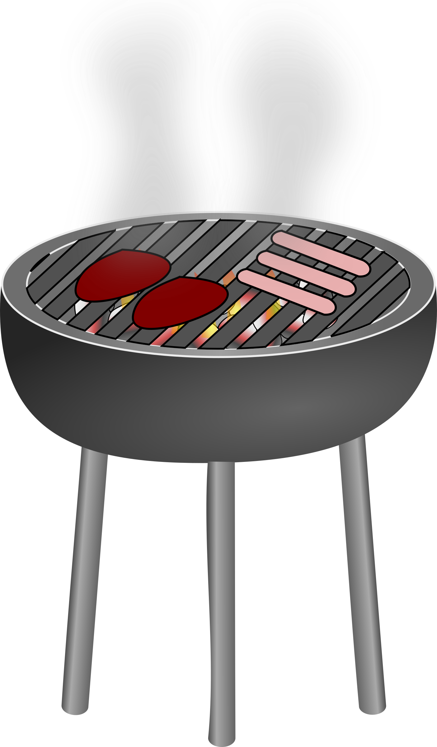 Image Freeuse Barbecue Clipart Meat - Bbq Grill Clip Art (1404x2400 ...