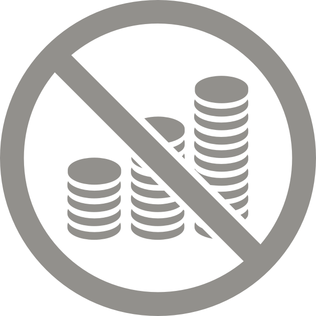 No Booking Fee (630x630), Png Download