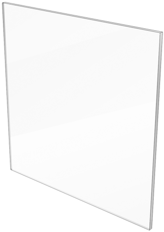 Clear Acrylic Panel, (555x555), Png Download