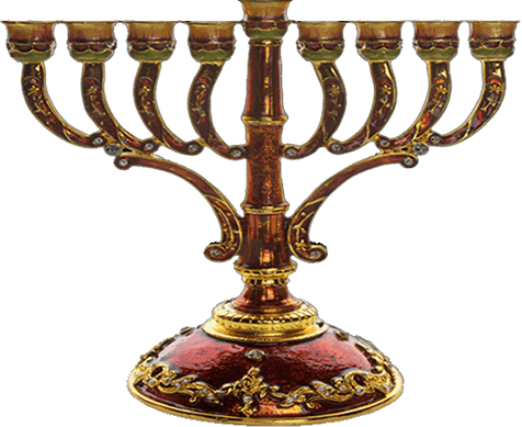 Virtual Menorah Deluxe - Menorah With Transparent Background (476x389 ...