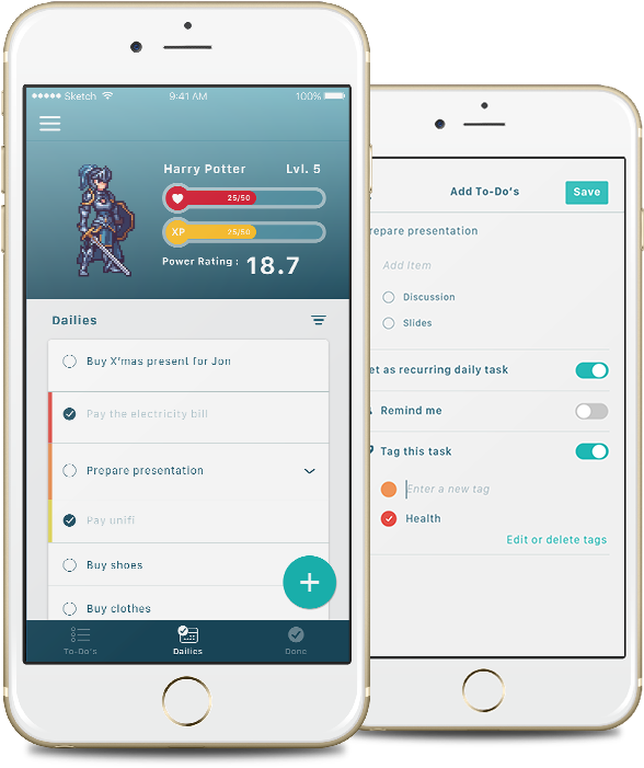 Productive To-do List With Game Elements - Gamification (800x800), Png ...