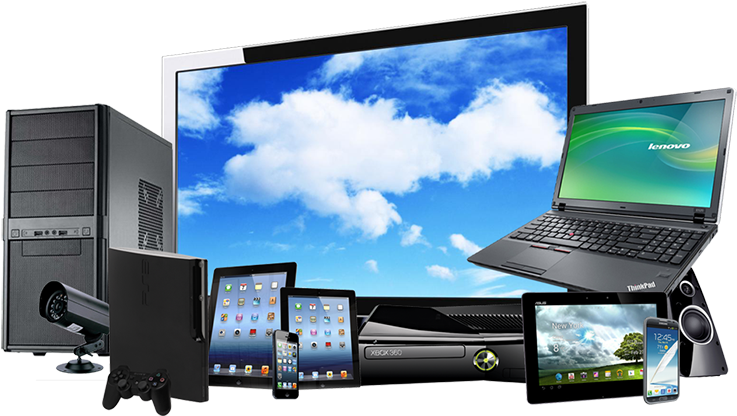 Computer Technology Png Image Background - Computers Collage (780x425 ...