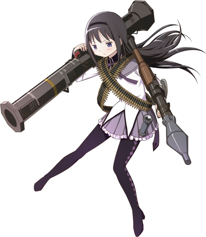 Homura Is A Gun - Homura Madoka Magica Png (709x816), Png Download