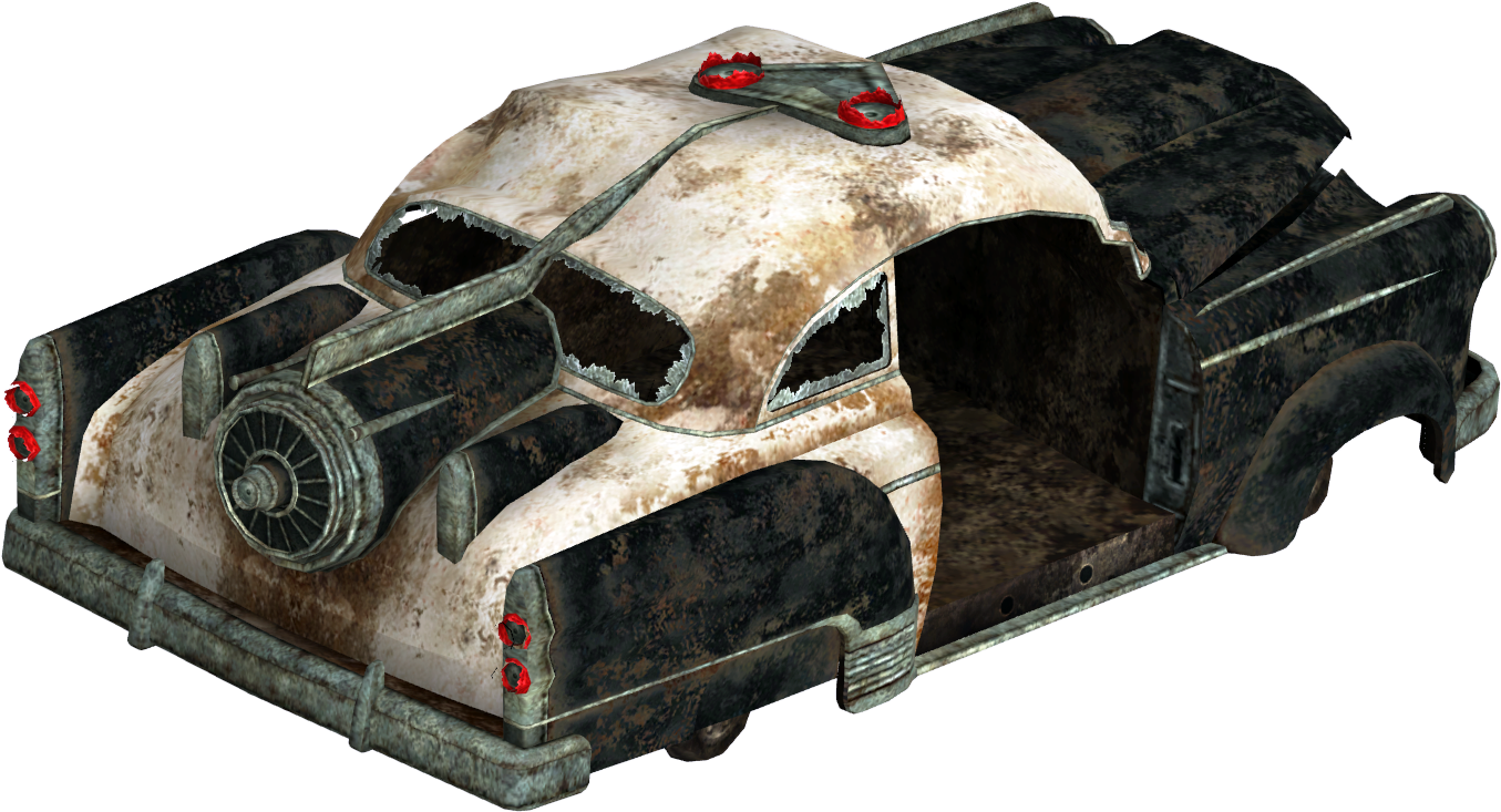 Fnv Patrol Car Rear - Fallout New Police Car (1407x768), Png Download