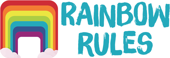 Rainbow Rules Rainbow Rules (600x200), Png Download