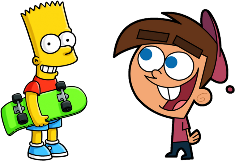 Bart Simpson And Timmy Turner By Arthony70100 - Timmy Turner Vs Bart ...