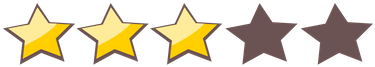 Stars Voting 3 Stars - 5 Star Rating (400x400), Png Download