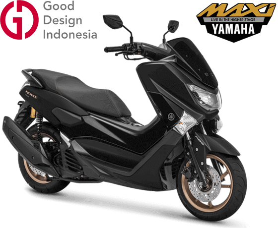 Yamaha Indonesia - Nmax Non Abs 2018 Hitam (560x460), Png Download