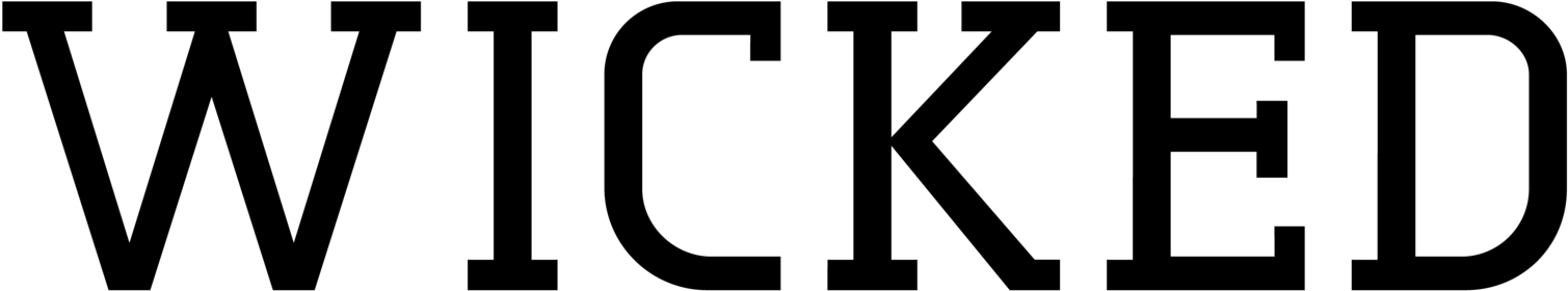 Wicked Logo Png (1599x354), Png Download