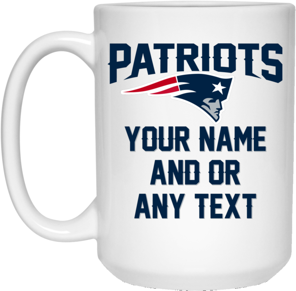 Personalized Patriots Logo Mug V1 Your Name And Or (1024x1024), Png ...