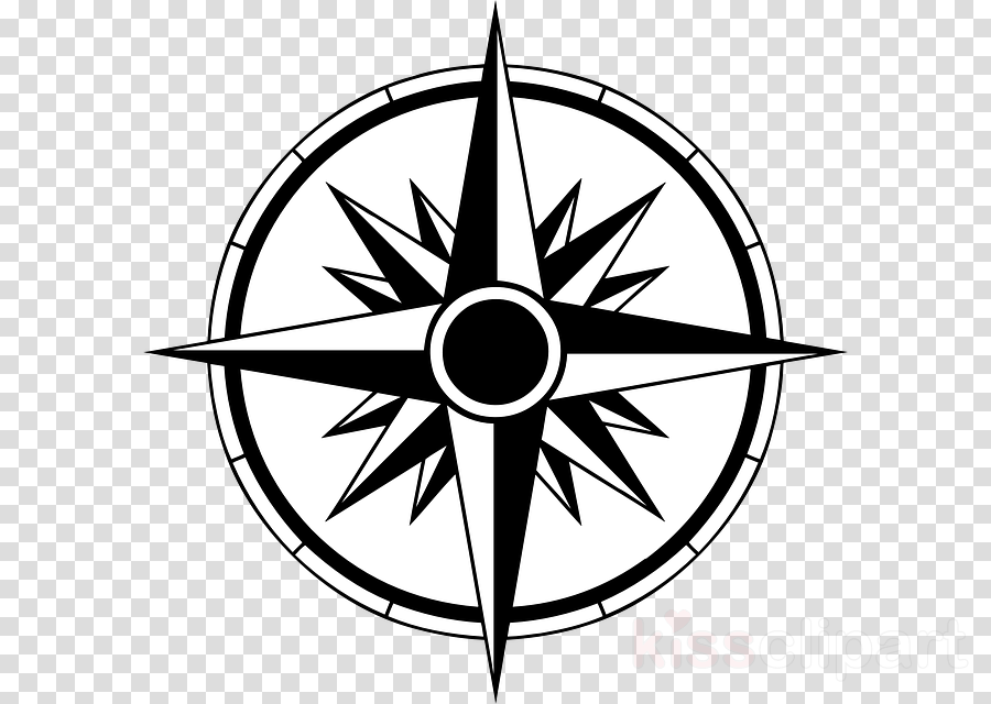 Nautical Compass Png Clipart Compass Rose Nautical (900x640), Png Download