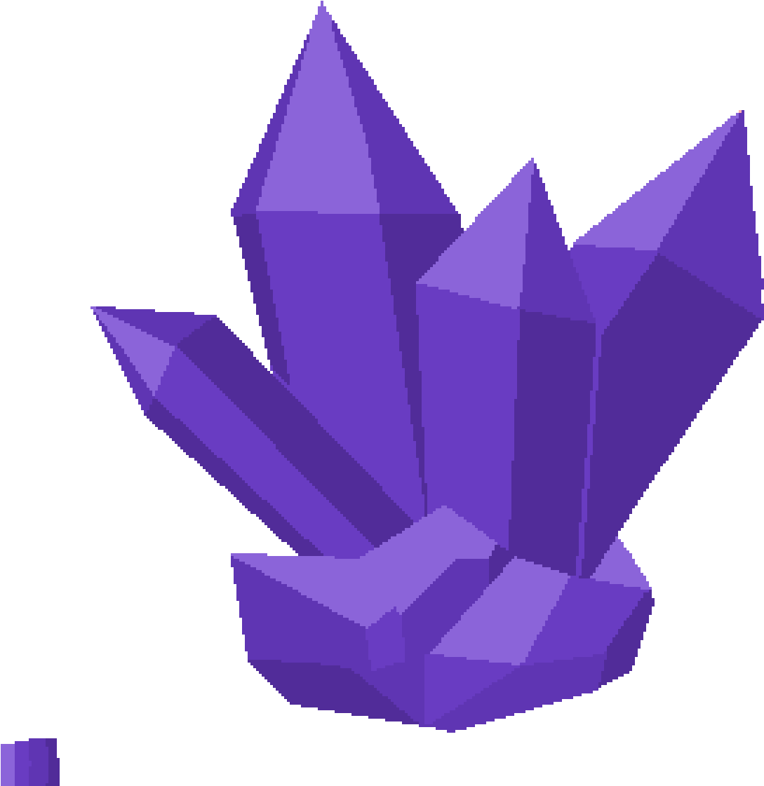 Purple Crystal (1200x1200), Png Download