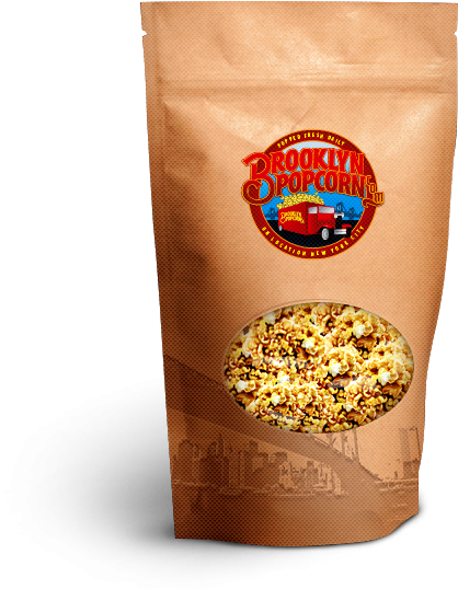 Tall Brooklyn Popcorn Bag (700x700), Png Download