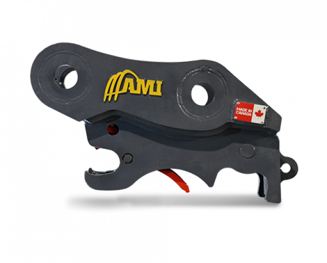 Ami Attachments Hydraulic Pin Grab Coupler (640x515), Png Download