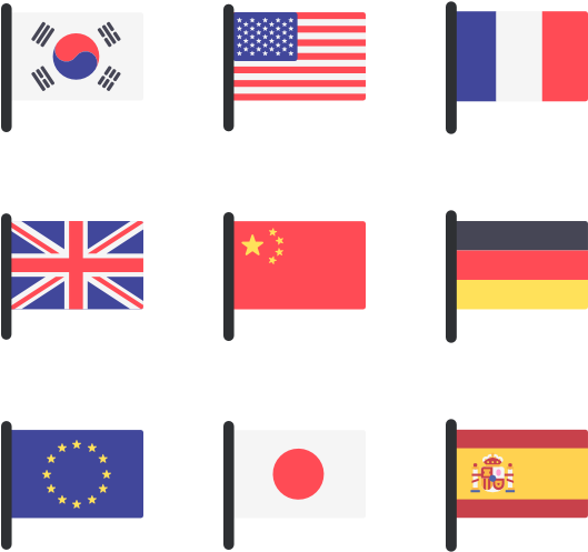 International Flags (600x564), Png Download