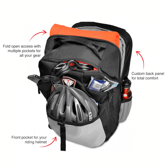 Open Backpack Png (580x580), Png Download