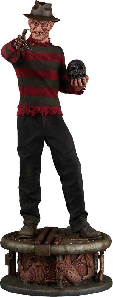 Freddy - Freddy Krueger Statue (379x997), Png Download