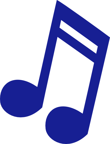 Download Blue Music Note Eighteenth Note Png Svg Clip Art For ...