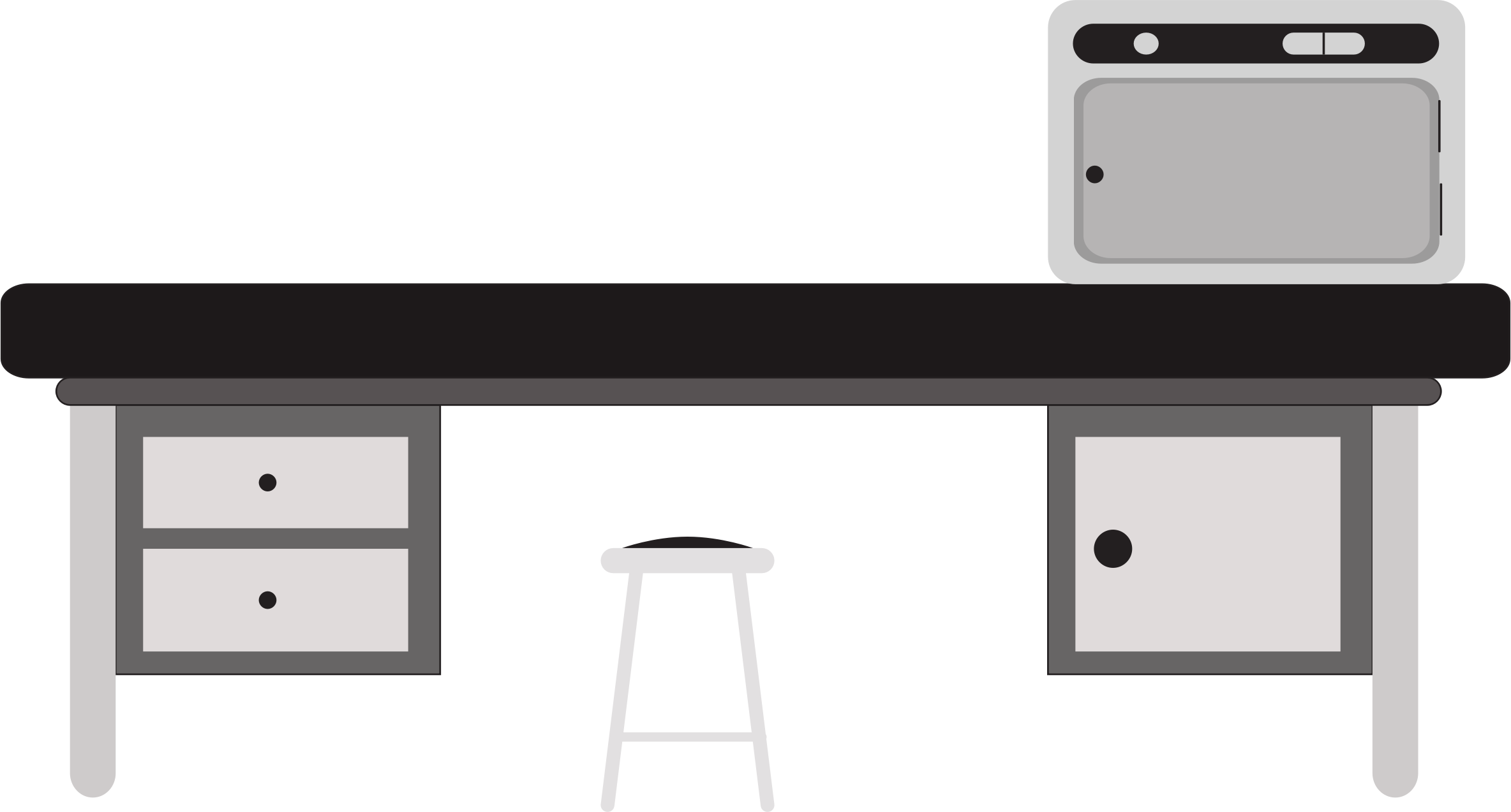 This Free Icons Png Design Of Scientific Lab Desk (2368x1274), Png Download