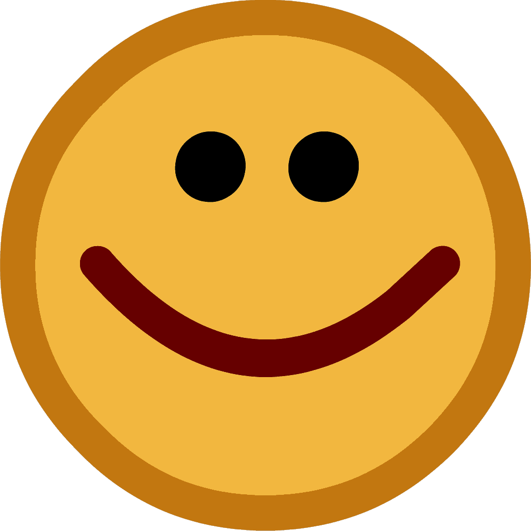 Button Down Happy Face - Club Penguin Happy Face (1042x1042), Png Download